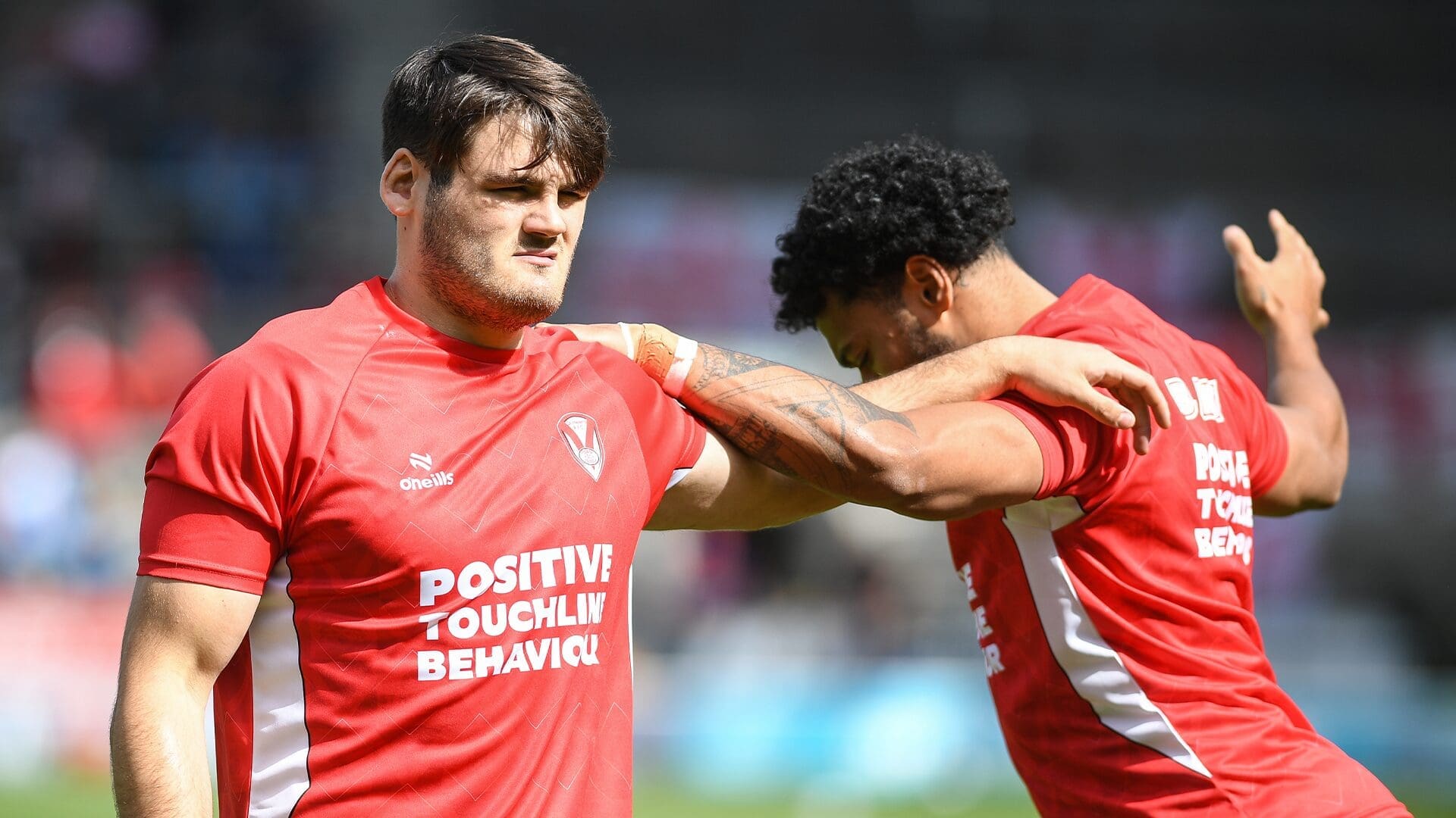 Positive Touchline Behaviour Warm Up Shirts | Saints Foundation Positive Touchline Behaviour Warm Up Shirts | Saints Foundation